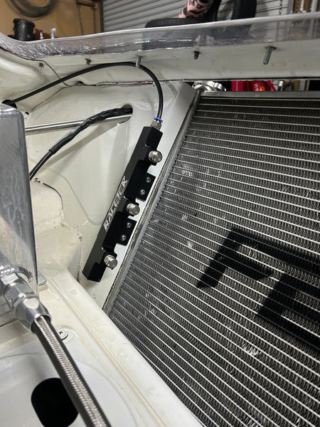 RaceTek Intercooler Radiator Water Spray Cooling Kit 9.4L-Tank / 2-Noz ...